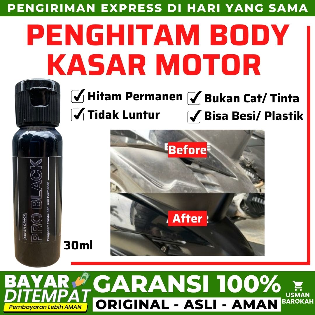PENGHITAM KENDARAAN 30ML CAIRAN UNTUK MENGHITAMKAN MOTOR MOBIL SPAKBOR ...