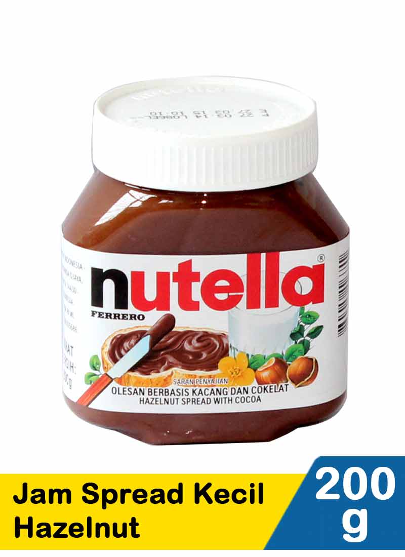 Nutella Jam Spread Kecil Hazelnut 200G | Lazada Indonesia