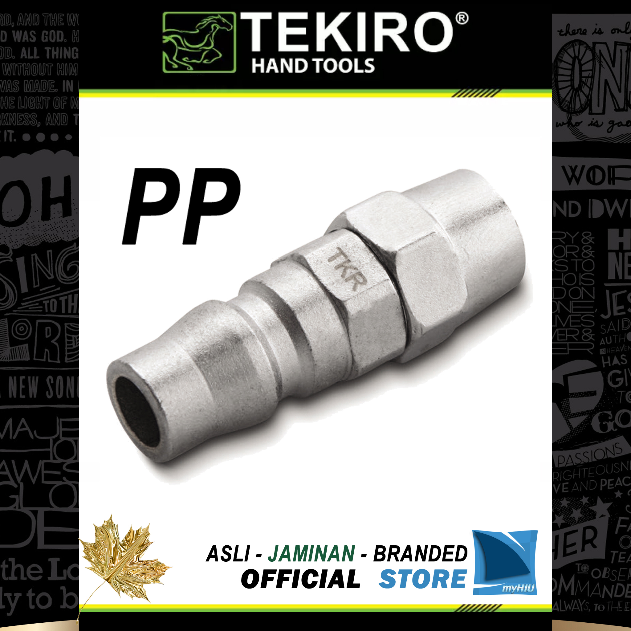 Nepel Sambungan Selang Angin - Quick Coupler Plug 20 ( PP ) TEKIRO ...
