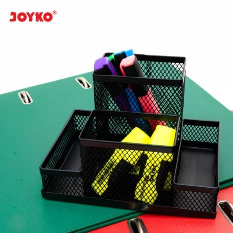 Desk Set JOYKO DS19/Pen Holder/Tempat Alat Tulis Jaring/Pen Stand ...