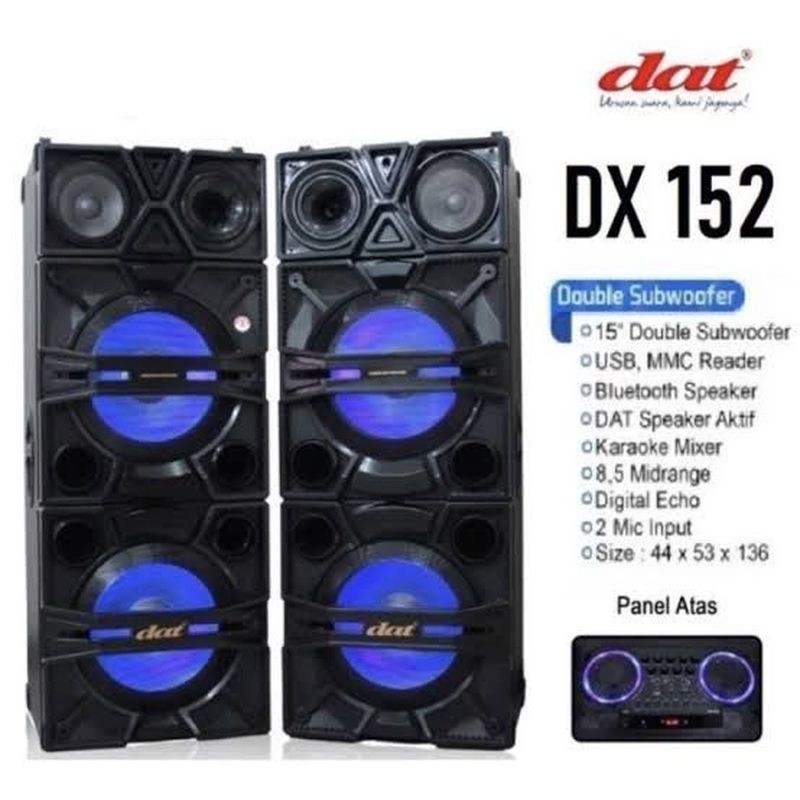 SPEAKER AKTIF DAT DX 152 / DX152 15 X 2 INCH ORIGINAL DAT | Lazada ...