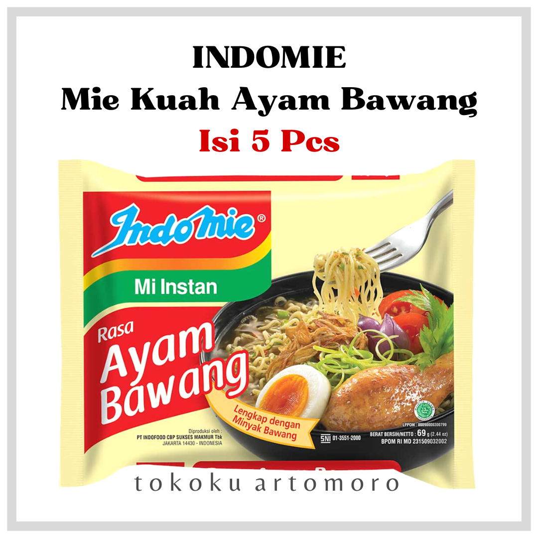 Indomie Mi Instan Rasa Ayam Bawang - Mie Kuah Bumbu Ayam Pilihan ...