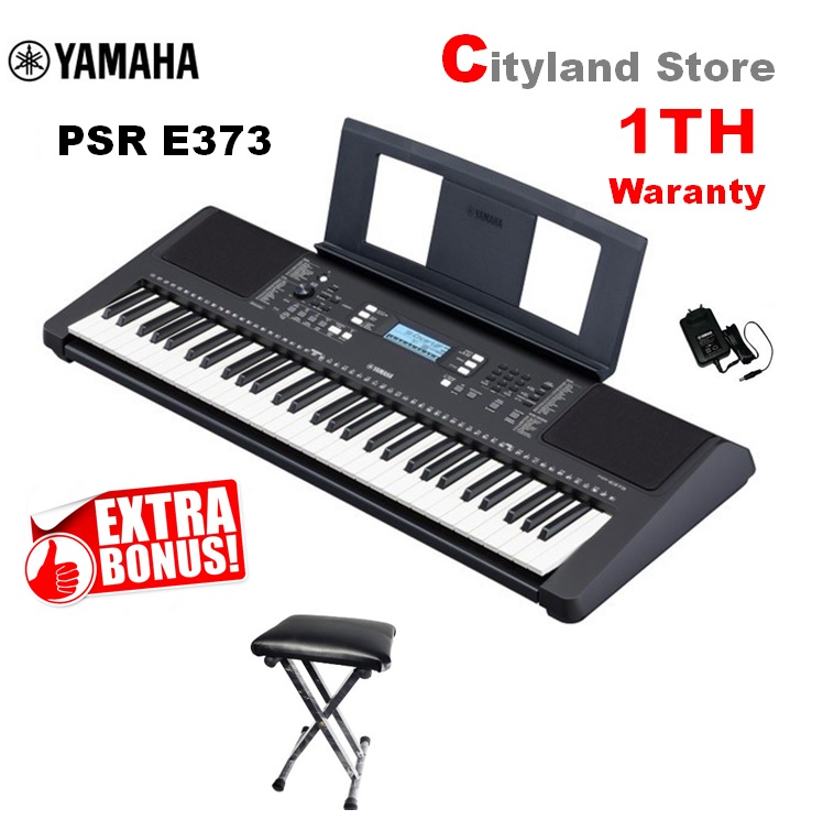 Piano Keyboard Yamaha PSR E 373 / E373 / PSRE373 Original | Lazada ...