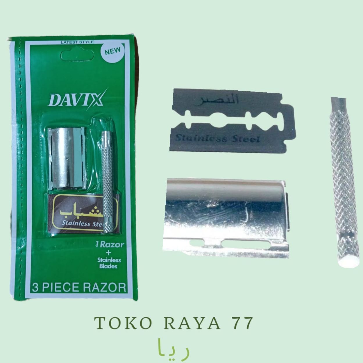 Pisau Cukur Besi Kuat dan Tahan Lama Khusus Lelaki Berjenggot | Lazada ...