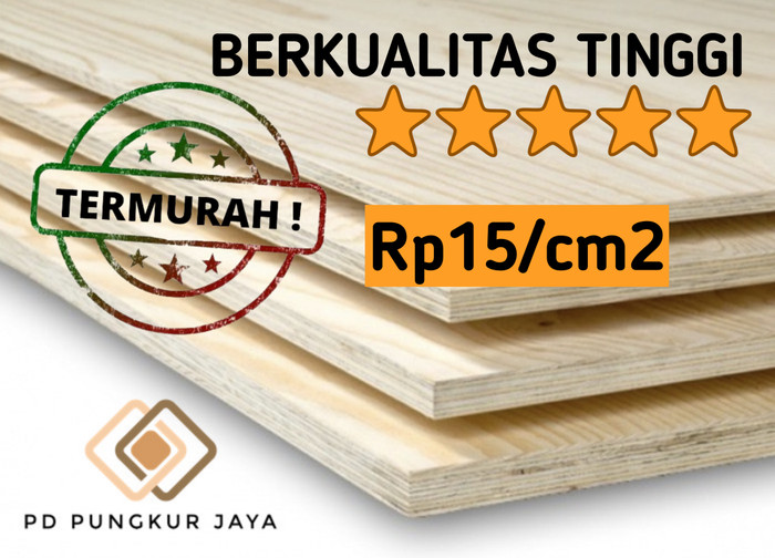 TRIPLEK / MULTIPLEK 15MM ALBASIA UKURAN CUSTOM | Lazada Indonesia