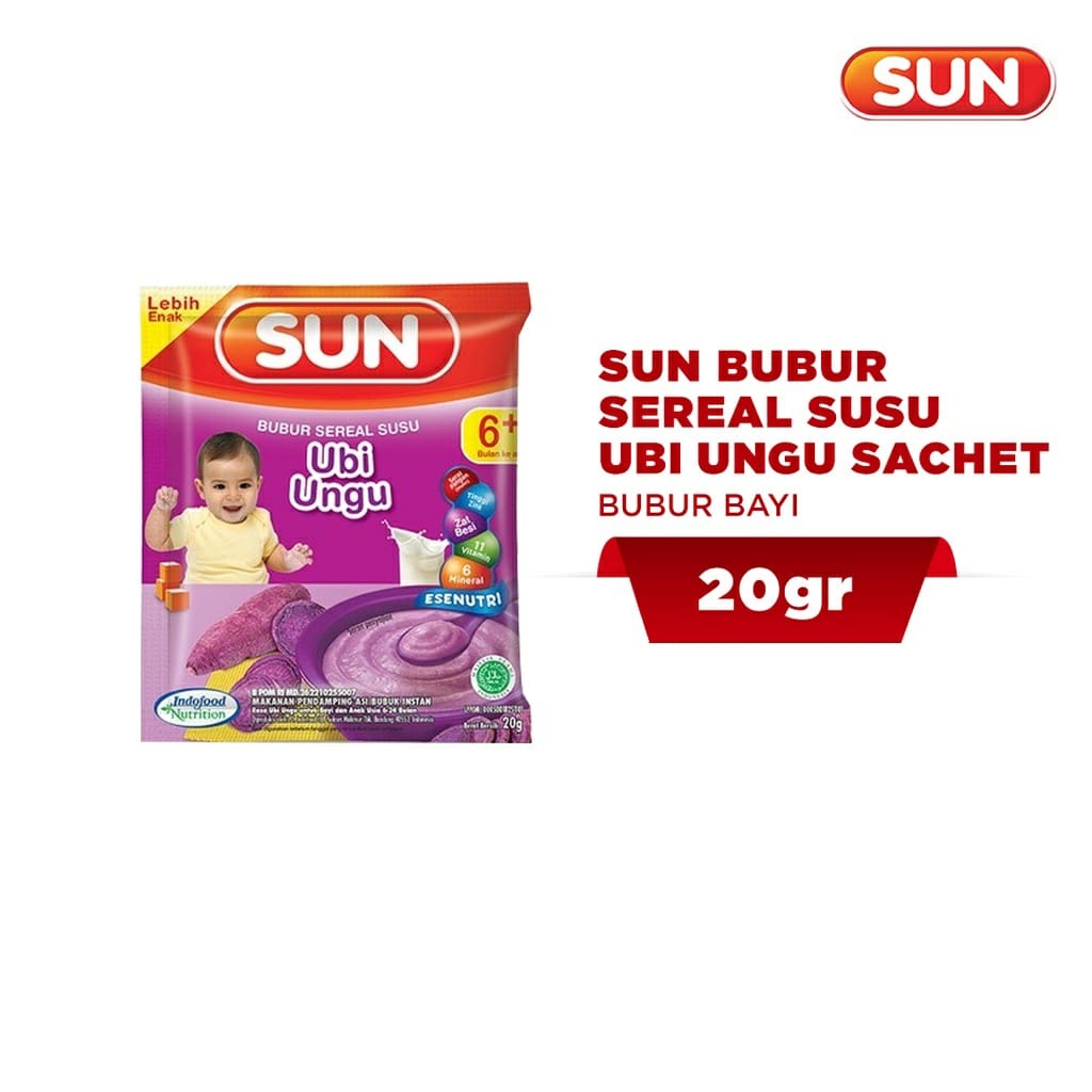 Promina Bubur Tim Bayi Cereal Sachet 20 Gram 25 Gram / SUN Bubur Sachet ...