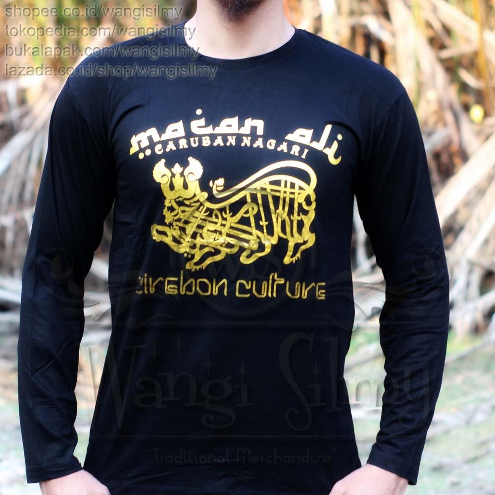 Kaos Macan Ali Lengan Panjang, Lambang Kerajaan Cirebon, Macan Ali ...