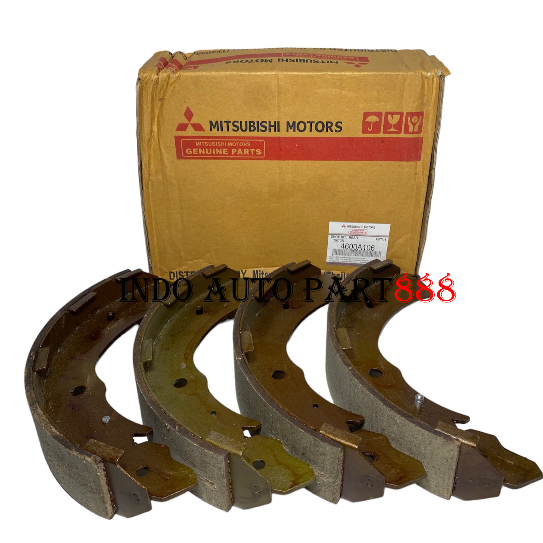Kampas Rem Belakang Mitsubishi Triton - Brake Shoe Triton - Original ...