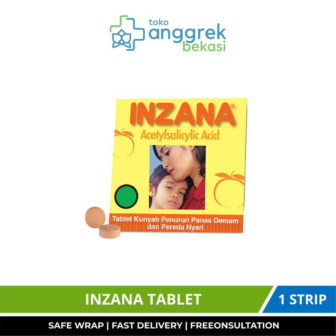INZANA STRIP 4 TABLET HISAP/DEMAM/PUSING | Lazada Indonesia
