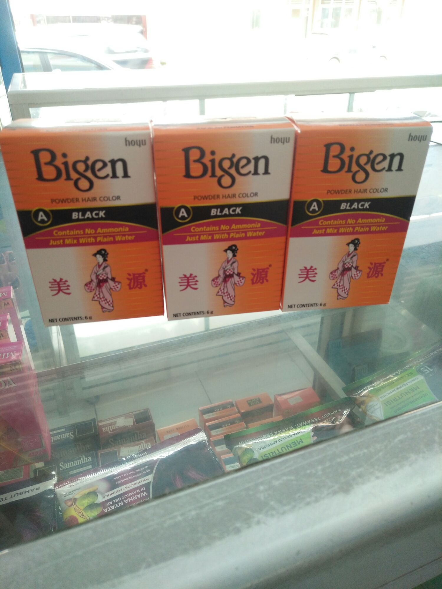 BIGEN Cat Rambut Black | Lazada Indonesia