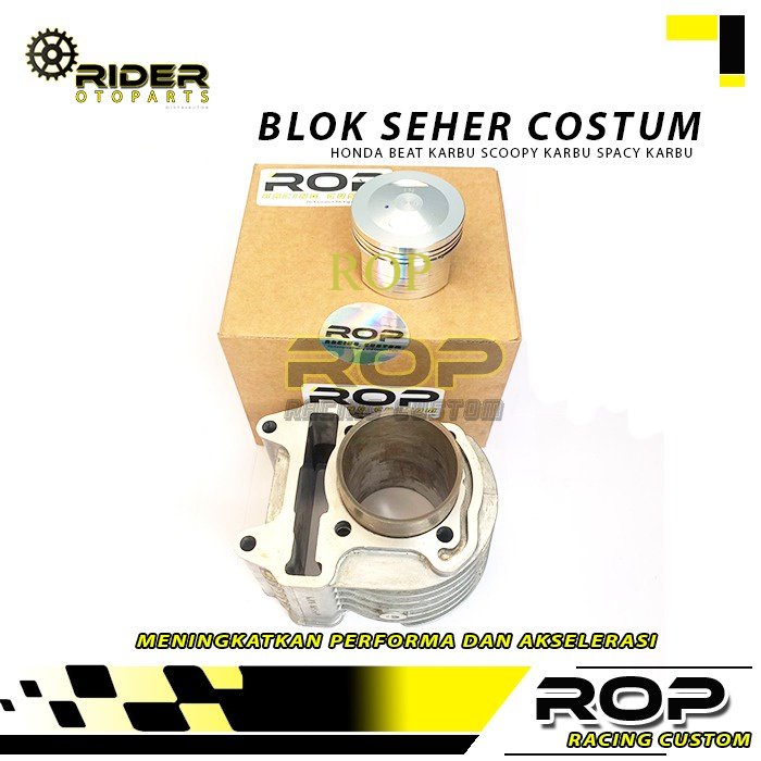 Blok Seher Bor Up ROP RACING Custom Beat Karbu 53 54 55 56 57 58 ...
