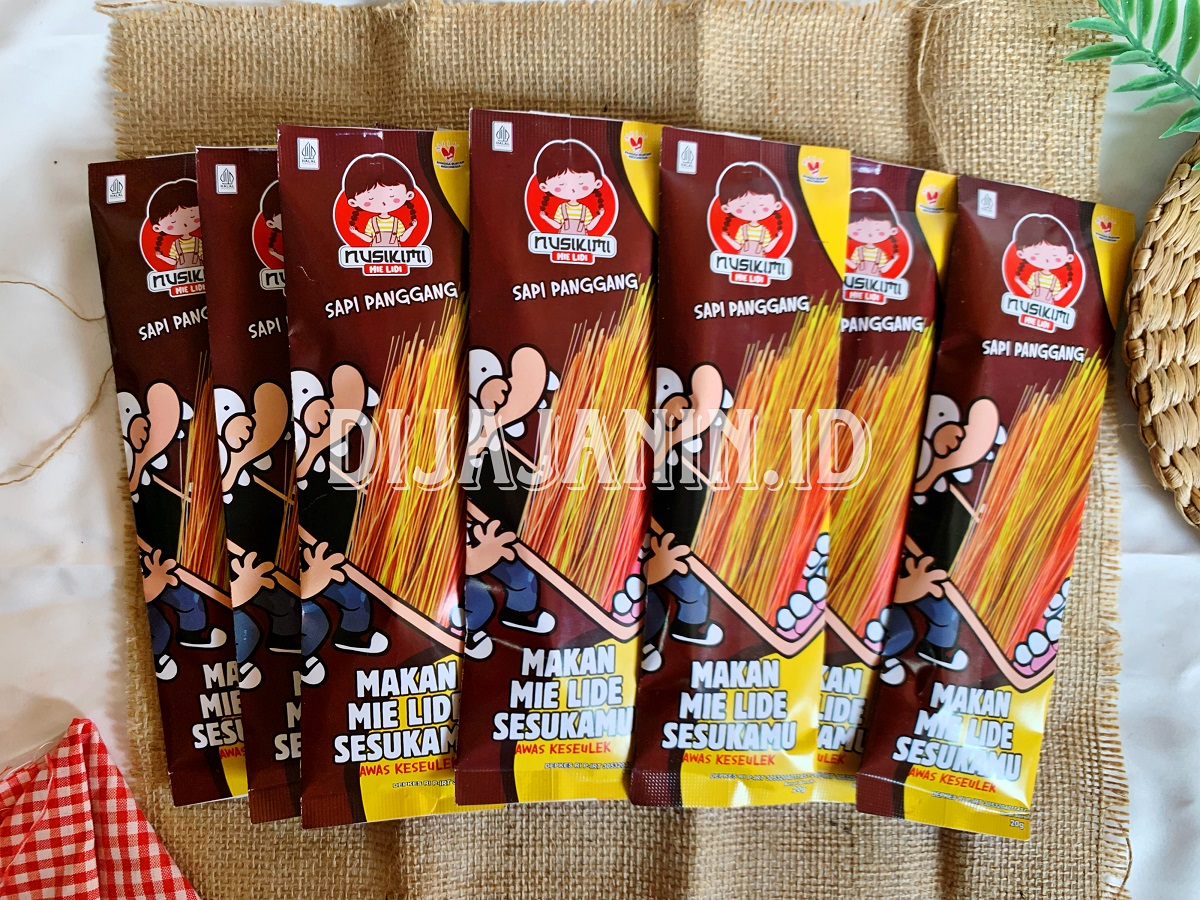 Mie lidi nusikimi paketan 5 pack isi 50pcs/mi lidi viral bandung/mih ...