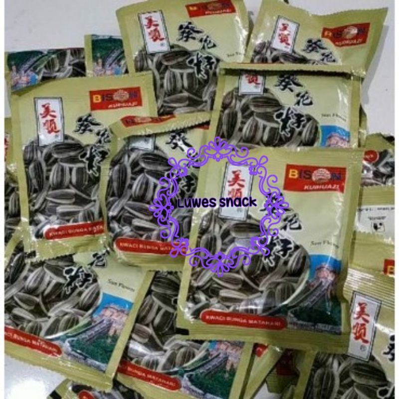 kuaci bison isi 10pcs- kuaci bunga matahari kuaci kuaci enak makanan ...
