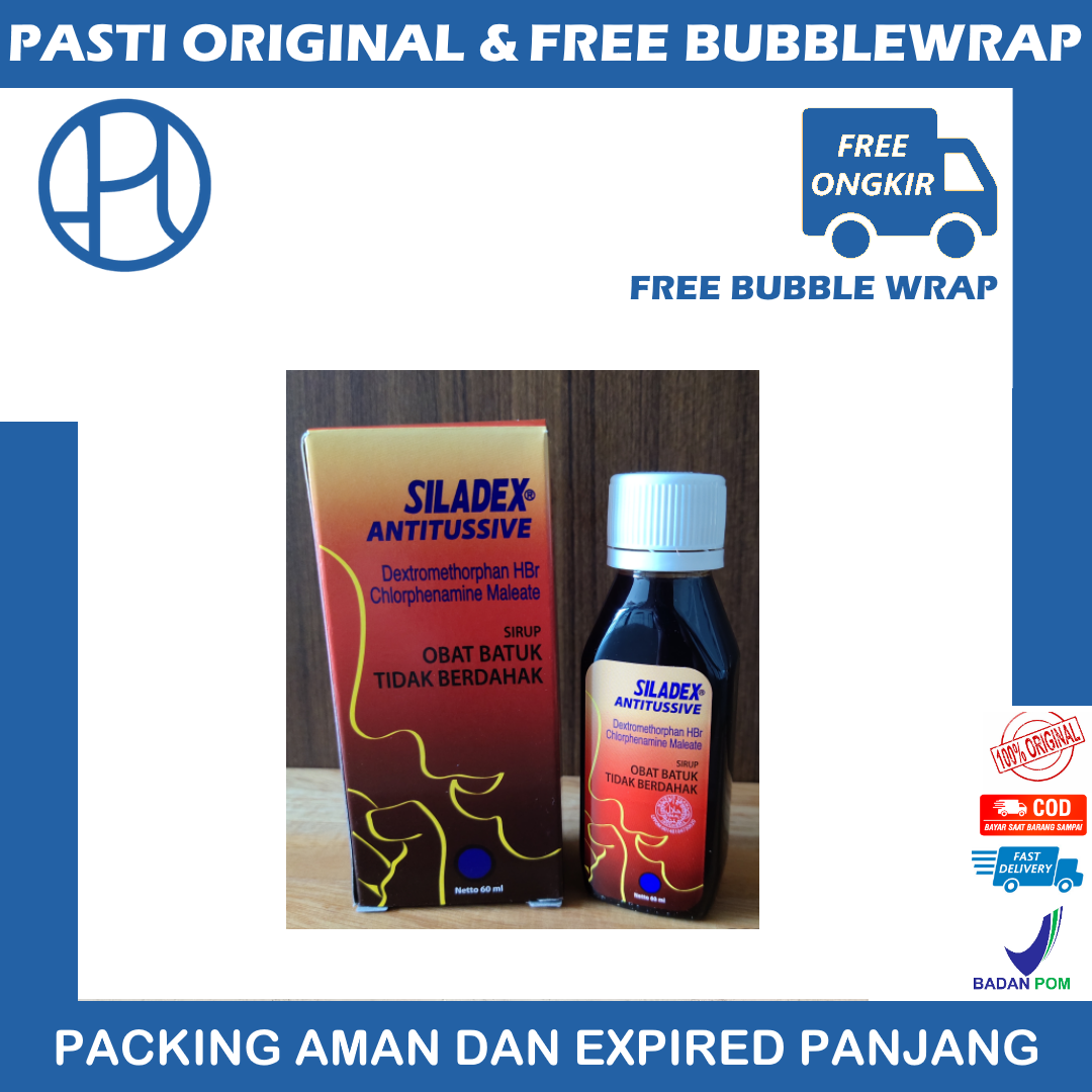 SILADEX ANTITUSSIVE 60 ML MERAH 60ML BATUK KERING GATAL TENGGOROKAN ...