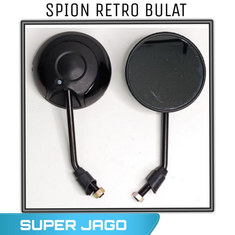 Spion Motor / Spion Retro Klasik Bulat Drat Yamaha Pnp Fazzio Fino ...