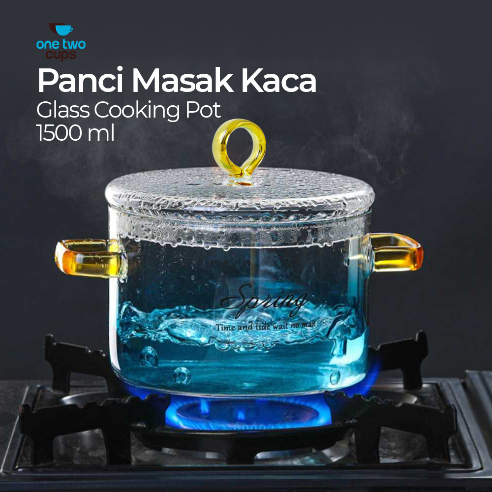 Panci Masak Kaca Borosilicate Glass Cooking Pot 15cm | Lazada Indonesia