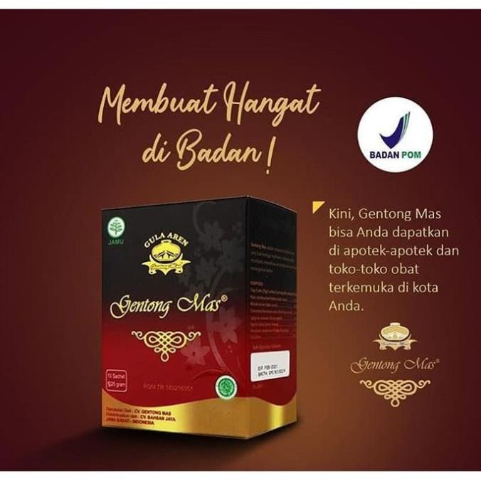 Gentong Mas Original / Minuman Herbal Menurunkan Kolesterol dan ...