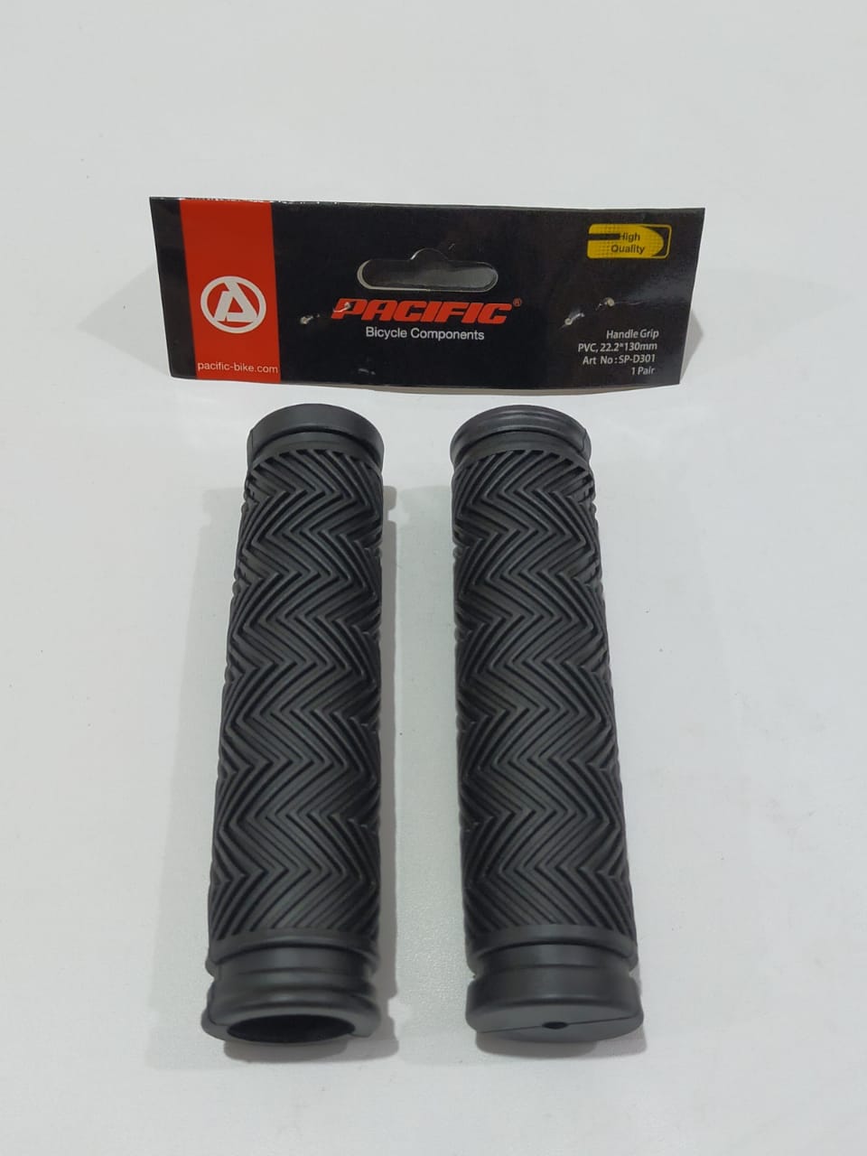 Pacific Handgrip panjang 13 cm hand grip karet sarung stang motif garis ...