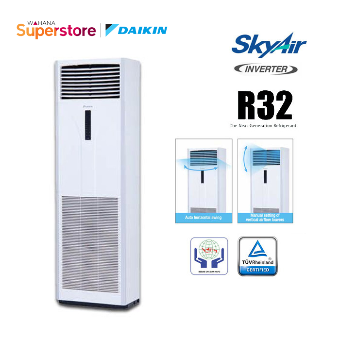 Daikin AC Floor Standing Skyair Inverter Malaysia 6 PK ( Remote ...