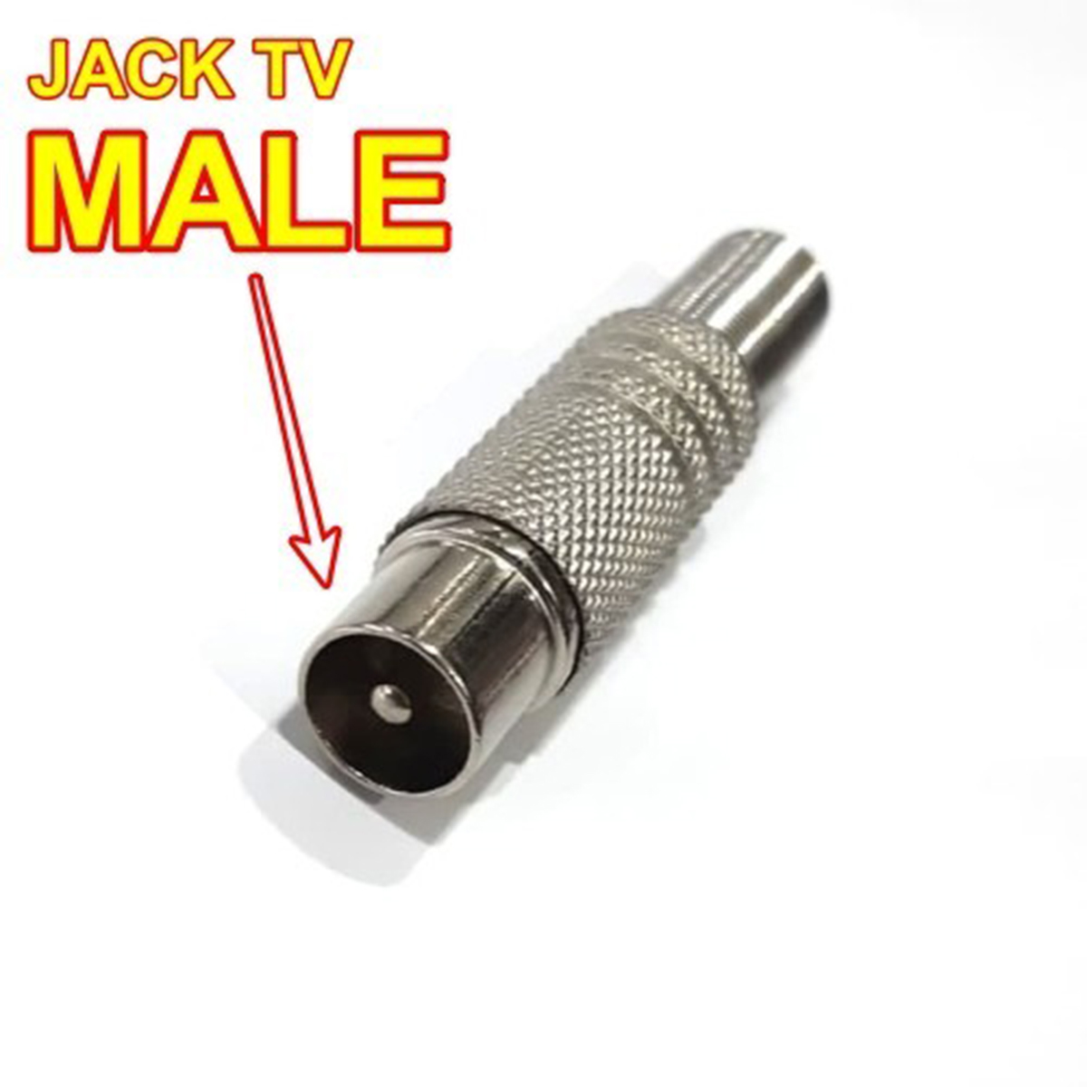 Jack Antena TV Female Male Konektor Colokan Antena Jak Antenna Digital ...