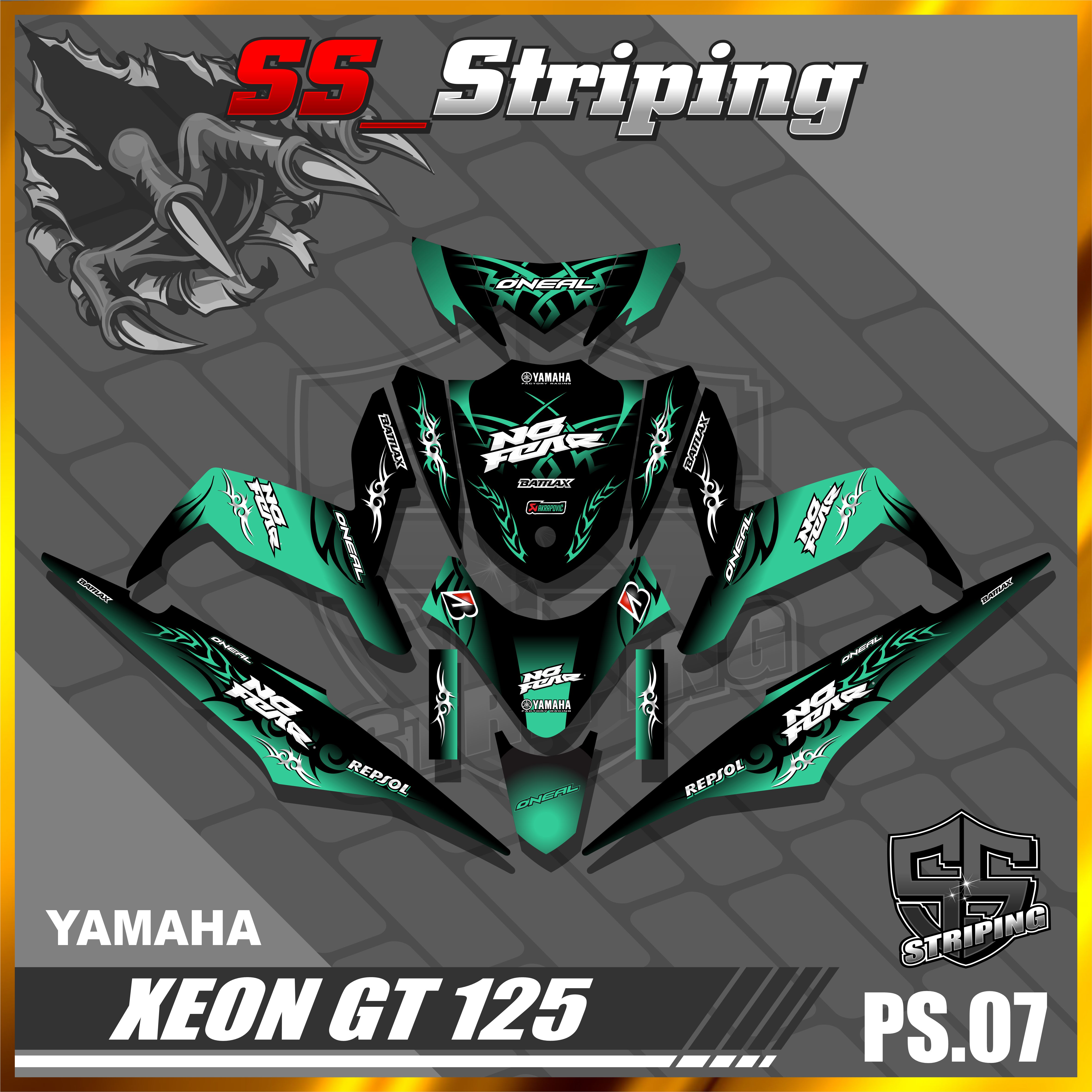 Decal Sticker Full Body XEON GT 125 - Sticker Full Body XEON GT 125. PS ...