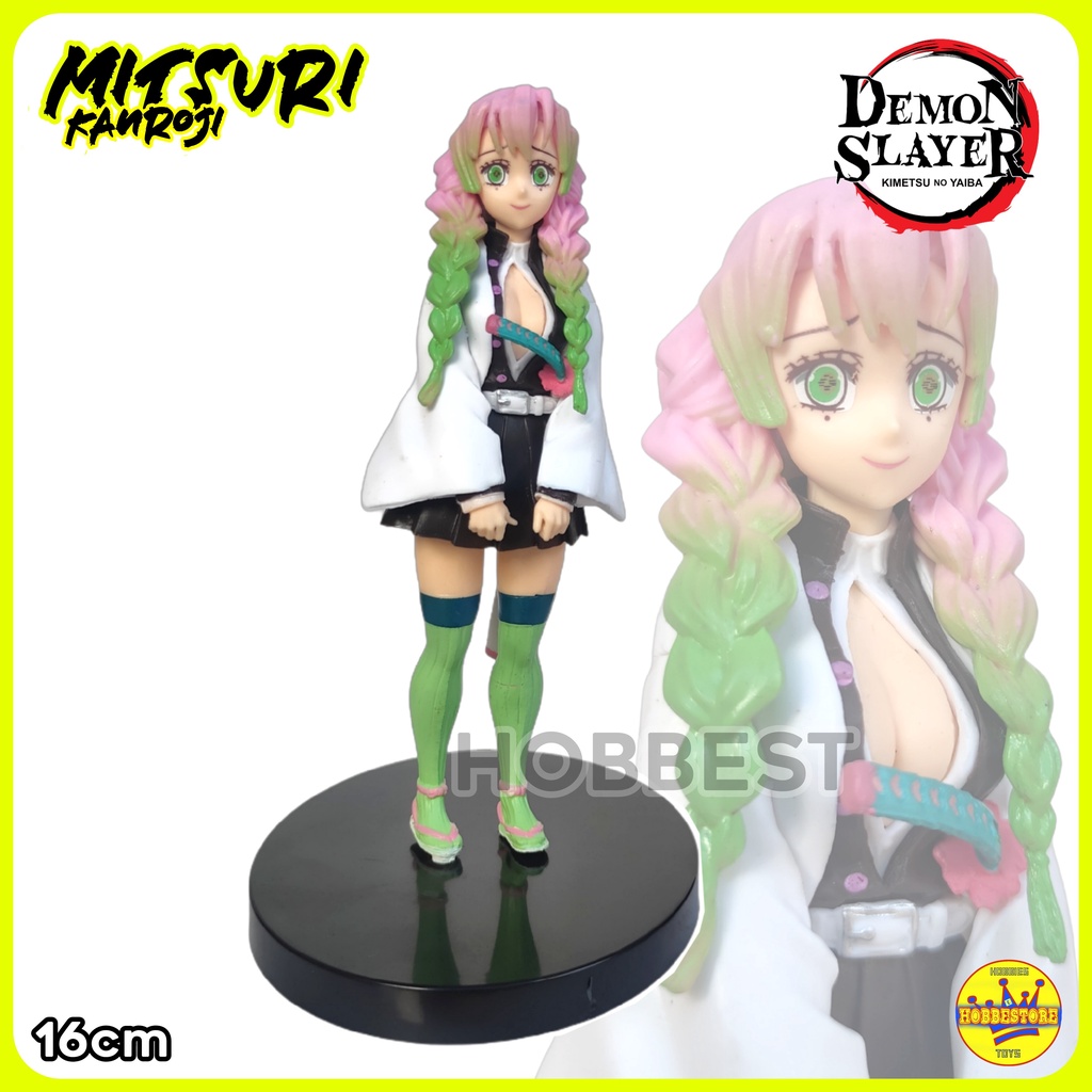 Action Figure KIMETSU NO YAIBA : MITSURI KANROJI - Miniatur Pajangan ...