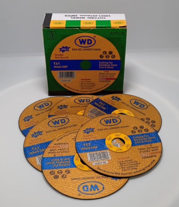 WD Batu Gerinda Potong 4 Inch Isi 6 Pcs / Batu Potong WD 4" Original WD ...