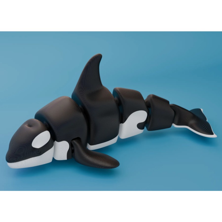 Mainan Lucu Edukasi Artikulasi Articulated Paus Orca Toy - Mainan Anak ...