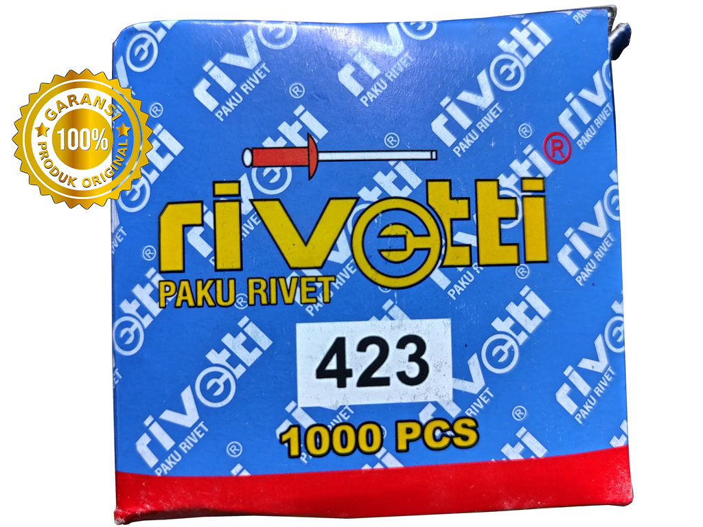 R** Paku Rivet Rivetti 423 = 3.2x7mm Rifet Blind Rivets Rifets Nut Nuts Ripet Ripets 1 Dus Isi ...