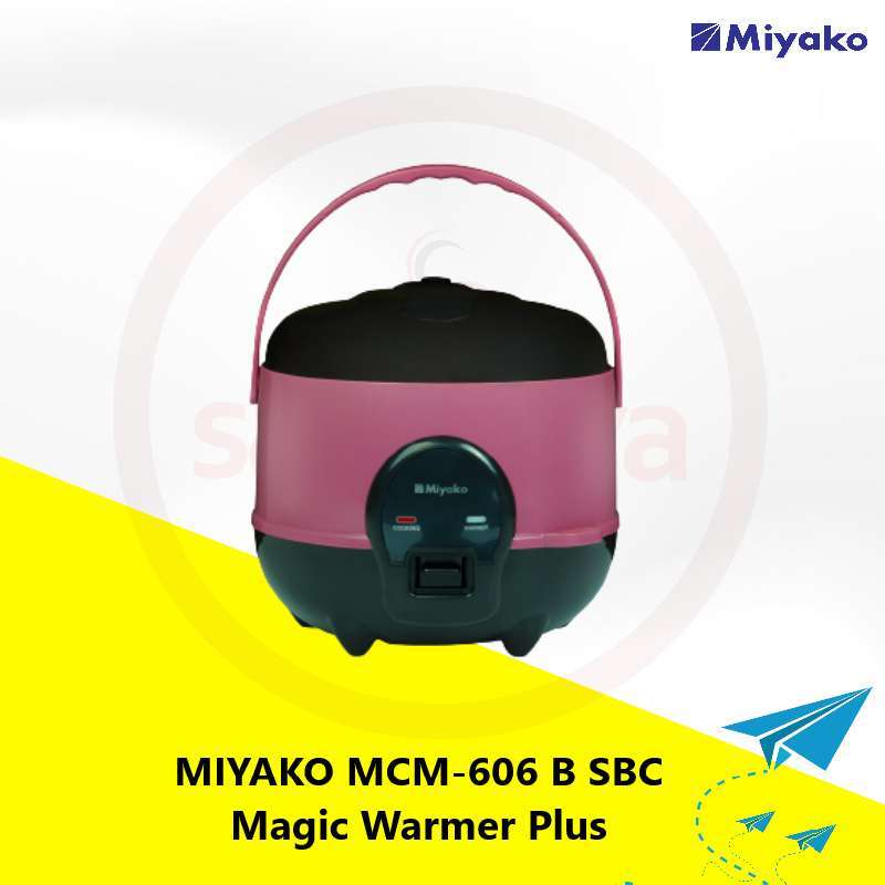 MIYAKO MCM 606 B SBC Rice Cooker Magic Com 3 in 1 0.6 Liter | Lazada ...
