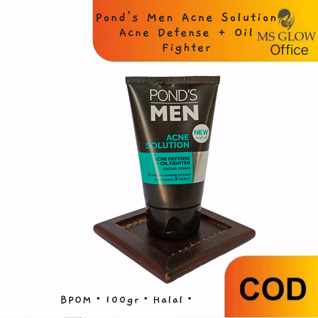 PONDS MEN ACNE SOLUTION FACIAL FOAM 100g | Lazada Indonesia