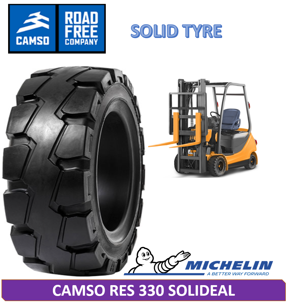 CAMSO RES 330 SOLIDEAL Size 6.50-10 Ban Mati Ban Buta Forklift 650-10 ...