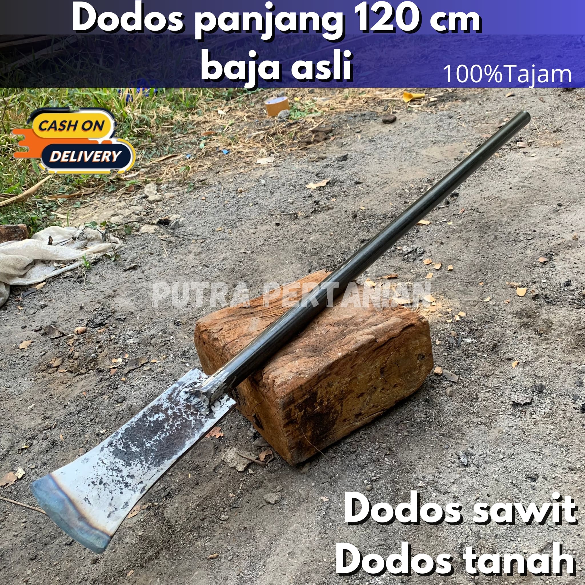 Dodos Baja Asli Super Tajam - Linggis Penggali Tanah Murah Gagang Pipa ...