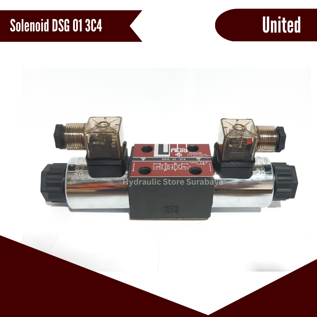 Hidrolik Solenoid Valve Directional Control valve Double DSG 01 3C4 | Lazada Indonesia