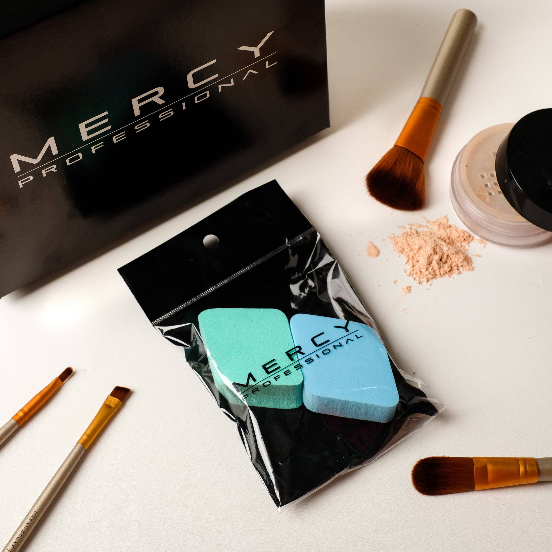 SPONS BEDAK PUFF FOUNDATION [Isi 2] MERCY Diamond Sponge | Lazada Indonesia