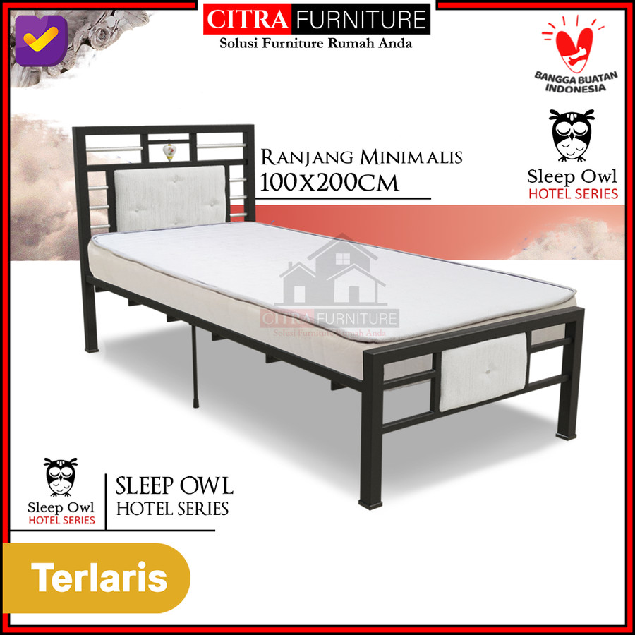 Ranjang Besi Minimalis |Dipan Besi |Rangka Tempat Tidur Springbed 100 ...