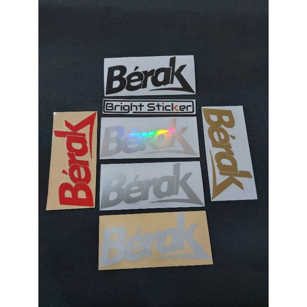 STICKER Stiker BERAK CUTTING | Lazada Indonesia