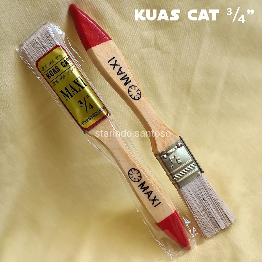Kuas Cat Kayu Tembok Besi ukuran 3/4 merk rrt | Lazada Indonesia