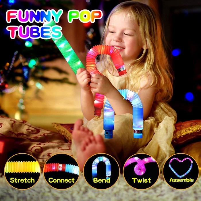 Mainan Light Up Pop LED Selang Lampu Pop Pipes Light Tube Pop Light ...