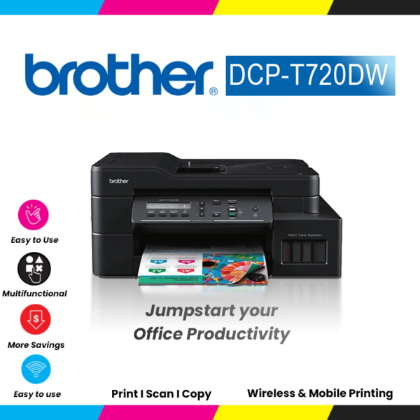 BROTHER DCP-T720DW Printer Ink Tank Multifunction Original | Lazada Indonesia