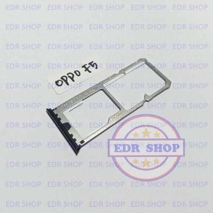 Slot Kartu Oppo F5 F 5 - Sim Tray Tempat Memori Mmc Sim Card Original ...