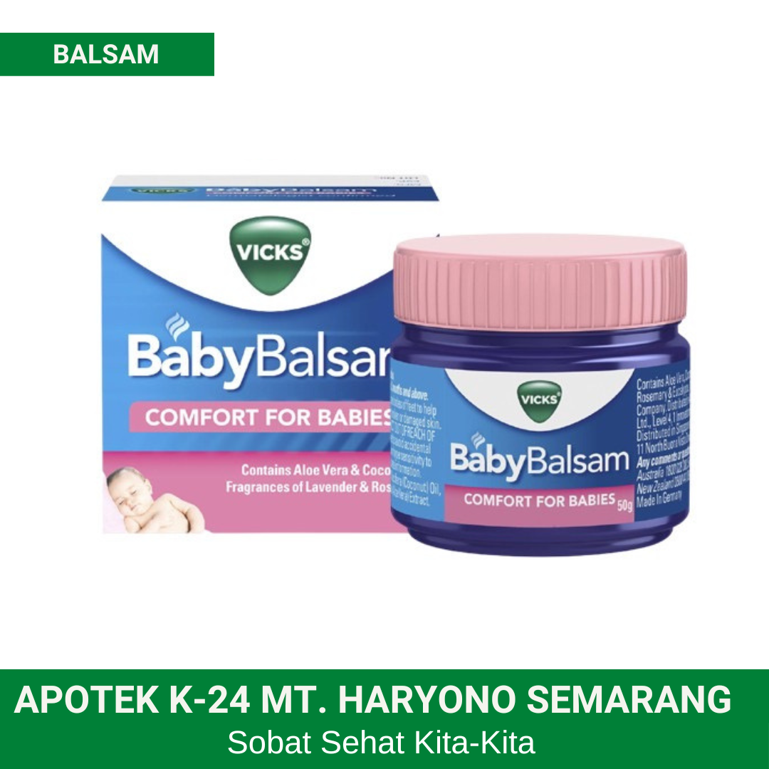 Vicks Baby Balsam 50g / Balsam Untuk Bayi / Menghangatkan Tubuh Saat ...