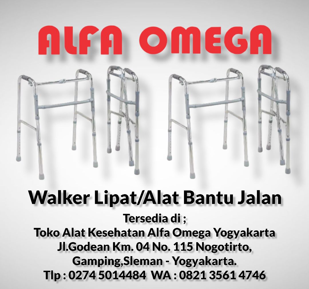 Walker Lipat Bahan Stainless//Alat Bantu Jalan | Lazada Indonesia