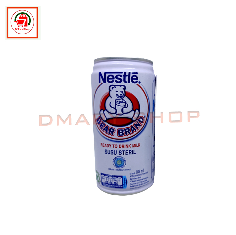 Nestle Bear Brand Milk Susu Beruang Susu Steril 189Ml | Lazada Indonesia