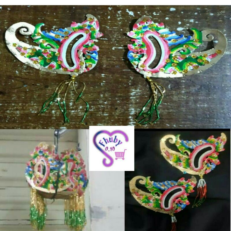 Sumping Telinga - Sumping Tari - sumping kulit - Aksesoris Tari ...