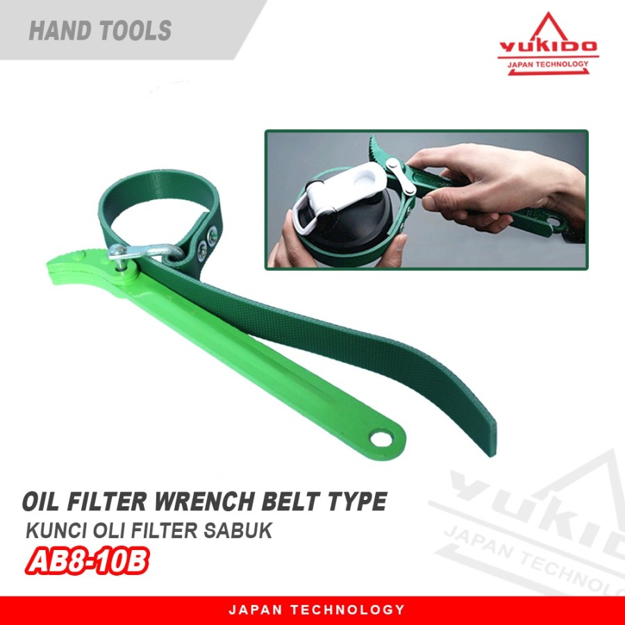 Kunci Filter Oli model Sabuk 8" / Kunci Saringan / Wrench Oil Filter ...