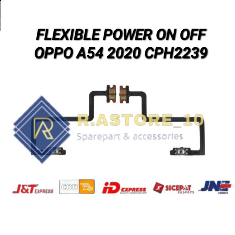 Flexible Flexibel On Off Oppo A54 A74 5G CPH2239 Fleksibel Tombol Power ...