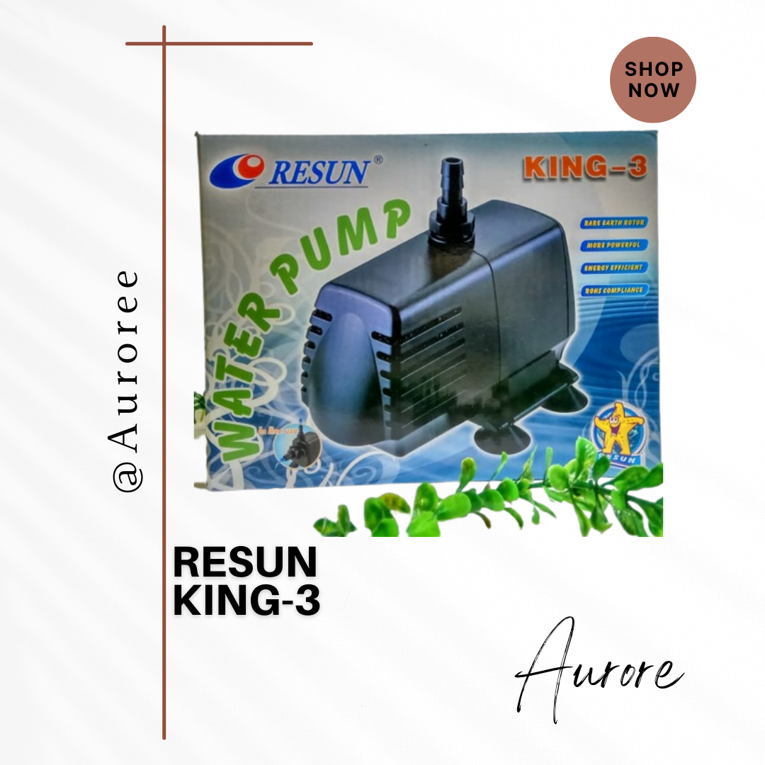 RESUN KING 3 POMPA AIR KOLAM/ WATER PUMP/POMPA HIDROPONIK/POMPA RESUN ...