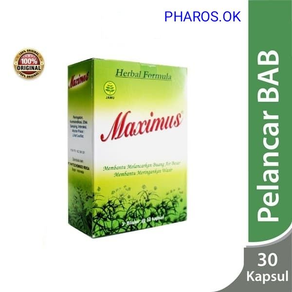 Maximus 3 Blister 30 Kapsul / Obat Herbal / Dietary Herbal ...