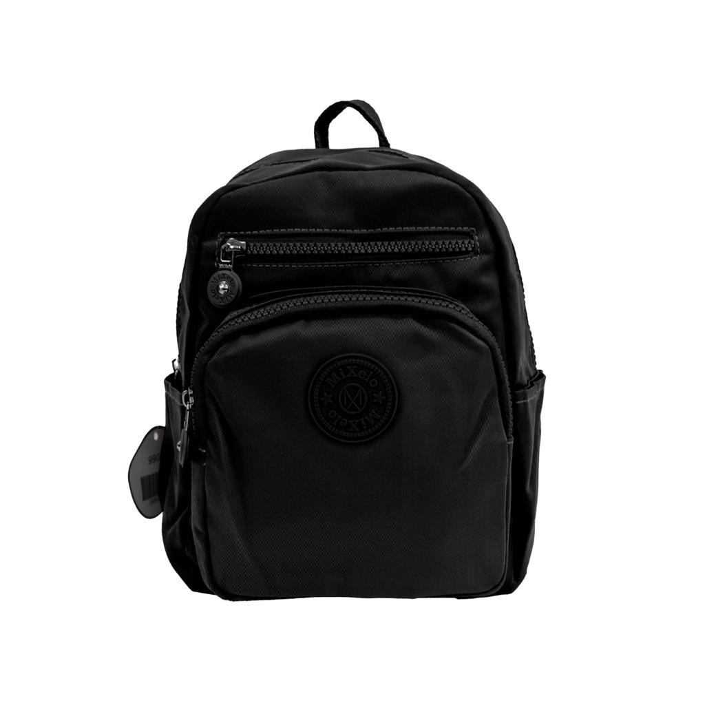 Mixelo 99002 Tas ransel mini nylon waterproof dengan banyak ruang ...